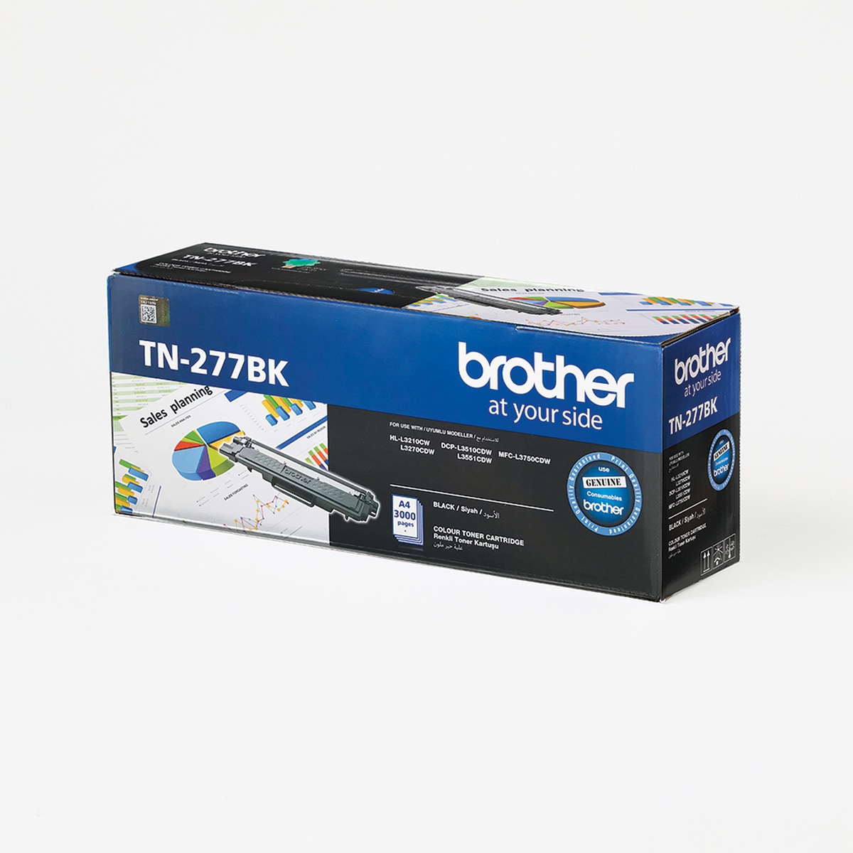Original Brother TN-277 Black Toner Cartridge - Ink Station