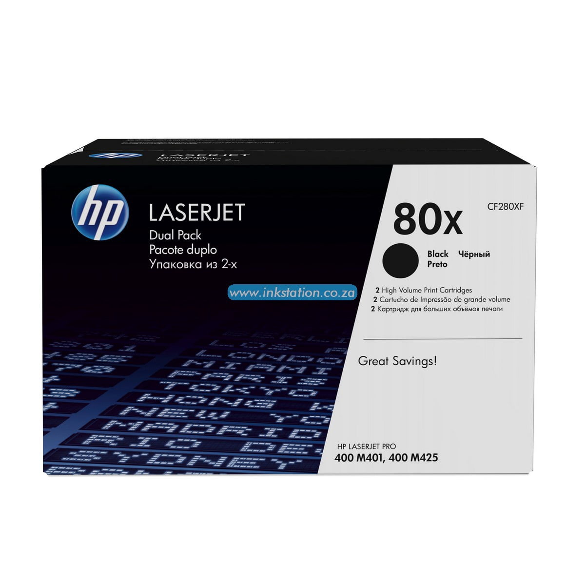 HP 80X Black Original Toner Cartridge (CF280X) - Ink Station