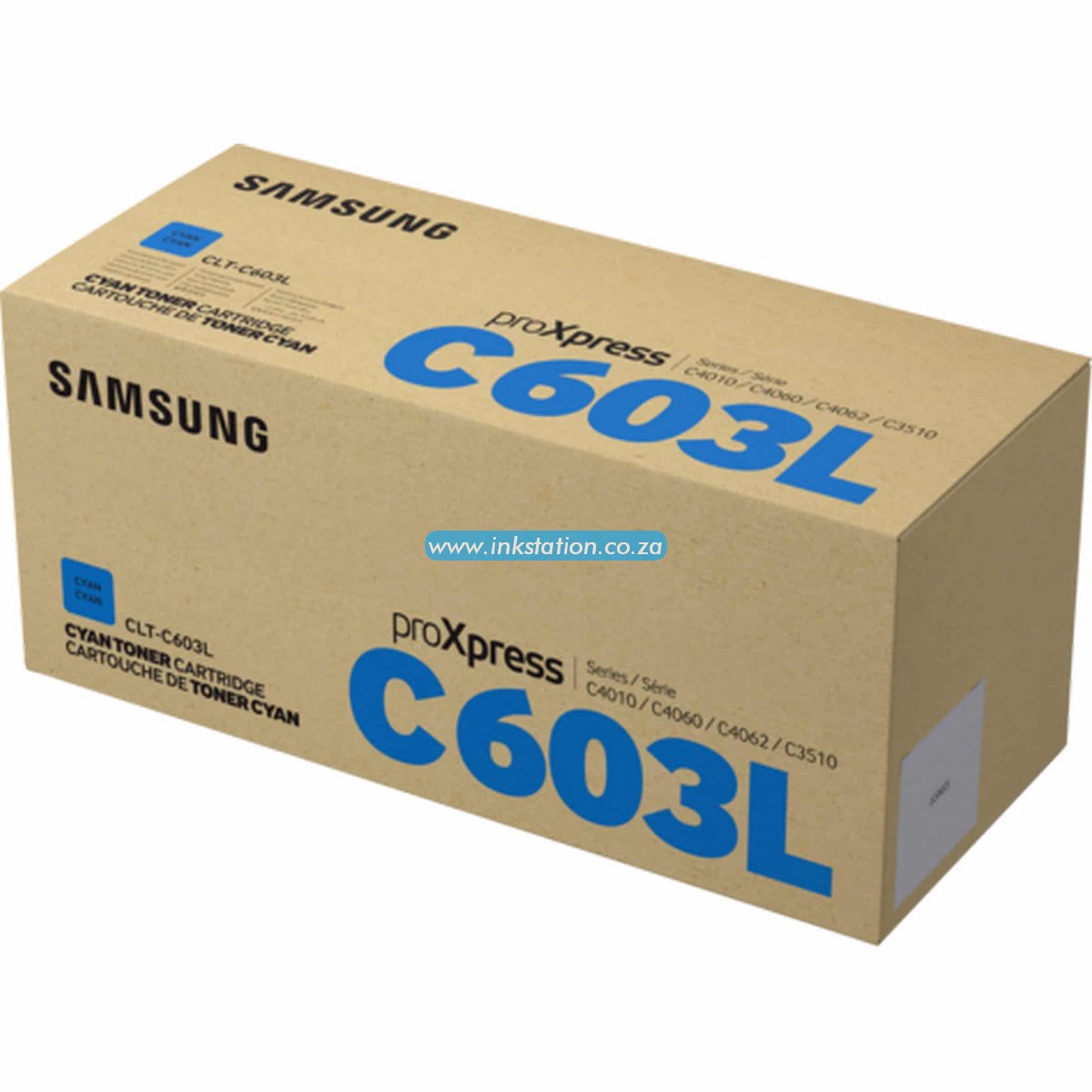 Original Samsung CLT-C603L Cyan Toner Cartridge - Ink Station