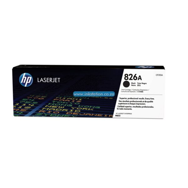 HP 826A Black Original Toner Cartridge (CF310A) - Ink Station