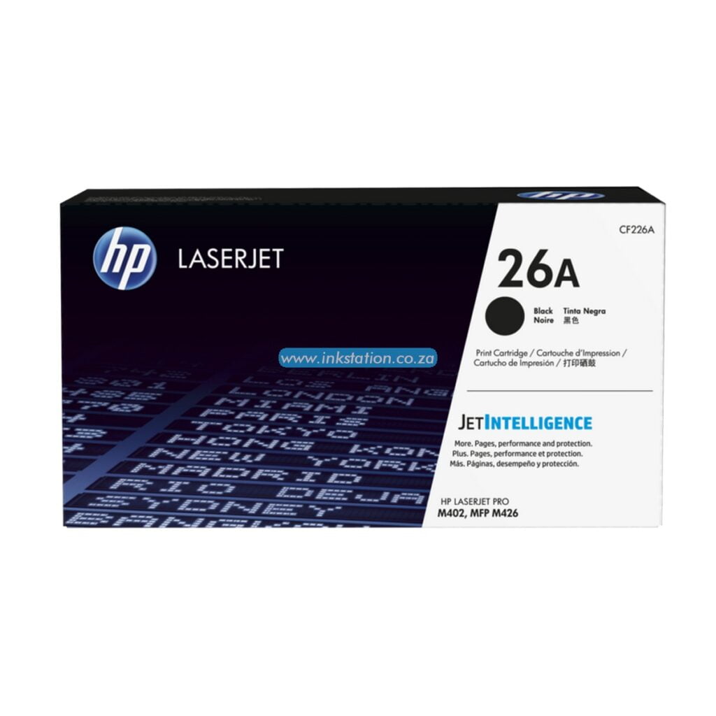 HP 26A Black Original Toner Cartridge (CF226A) - Ink Station