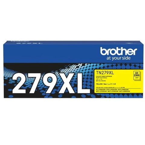 Original Brother TN-279XL Yellow Toner Cartridge (2300 pgs *) - Ink Station
